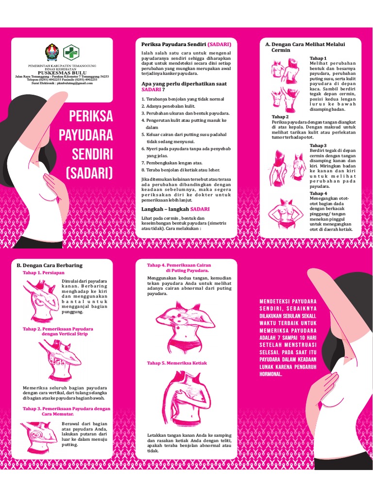 LEAFLET Periksa Payudara Sendiri (SADARI) | PDF