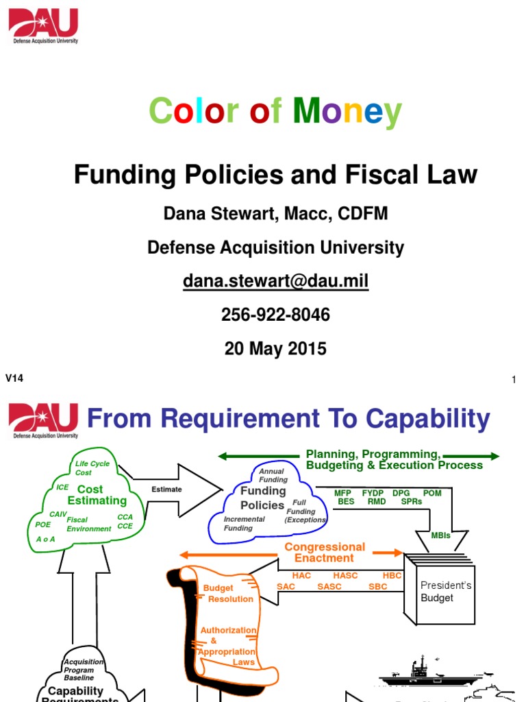Dau Color of Money | PDF | United States Department Of Defense | Fiscal ...