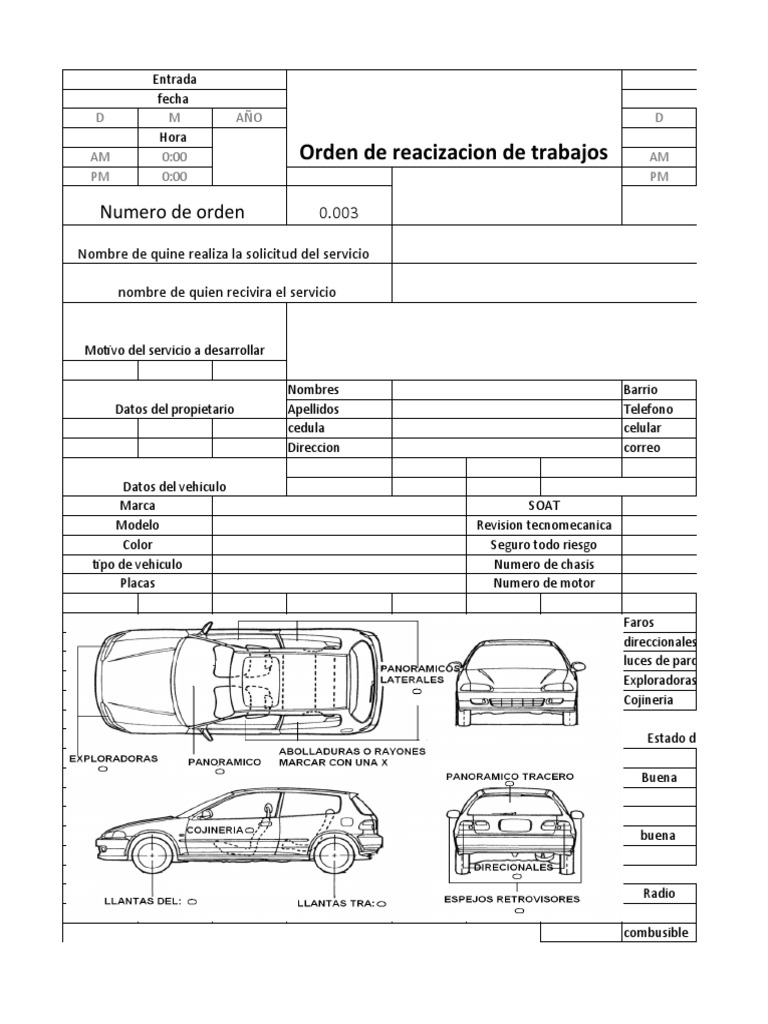 Los 10 Formatos para Enviar | PDF | Vehículos de ruedas | Transporte