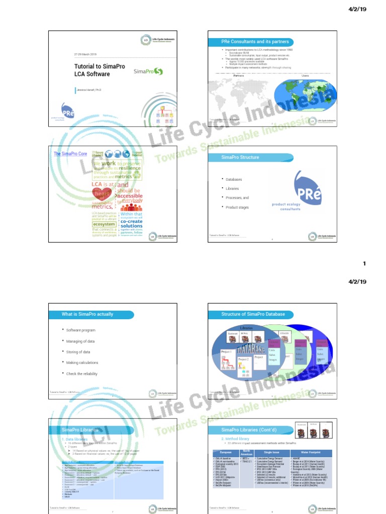 SimaPro Demo Lagaligo - Handout - WM PDF | Download Free PDF | Life ...