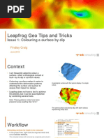 Leapfrog Geo Tutorials | PDF | Topography | Geographic Information System