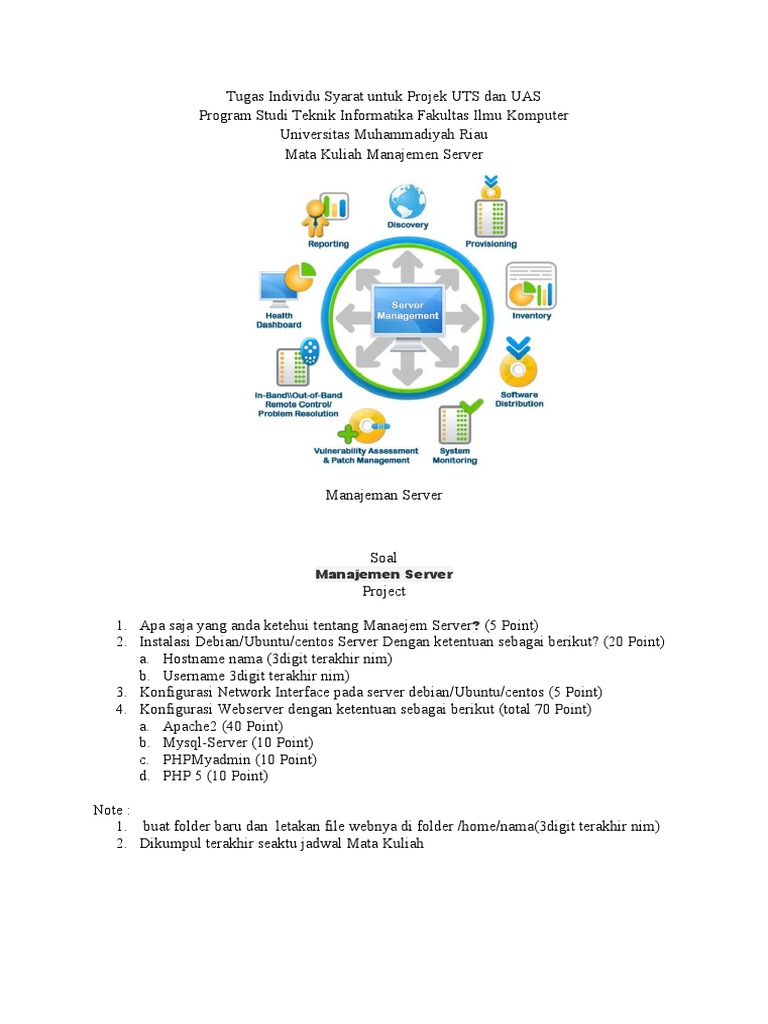 Format, Tugas Dan Laporan Manajemen Server | PDF