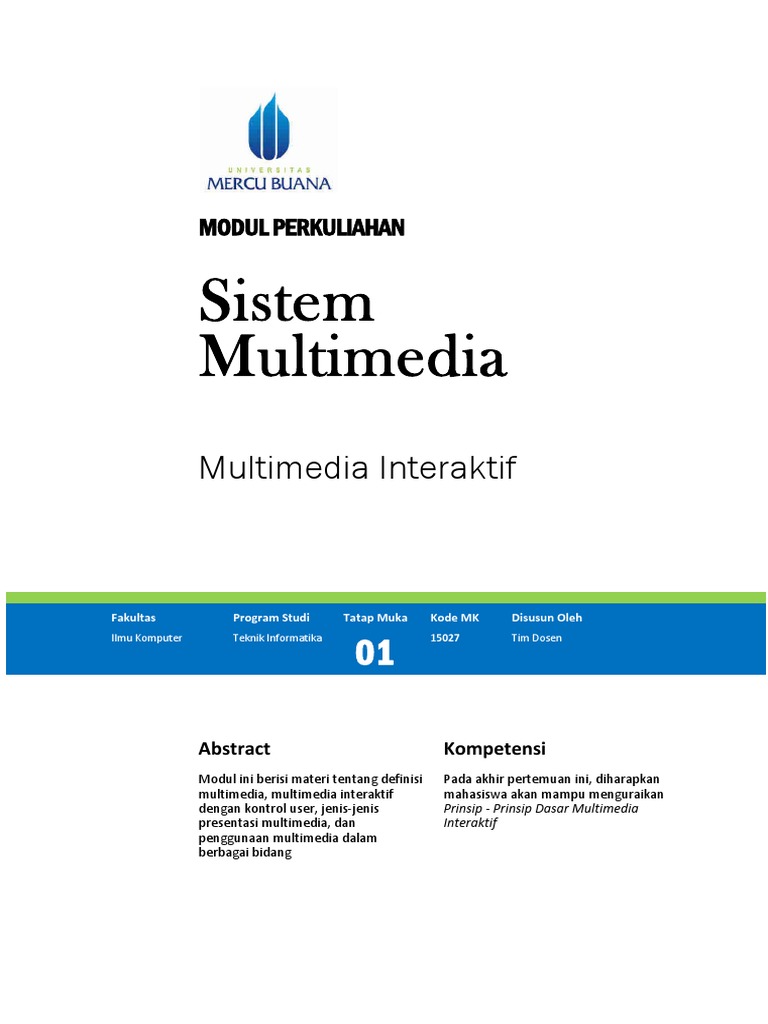 Sistem Multimedia TI | PDF