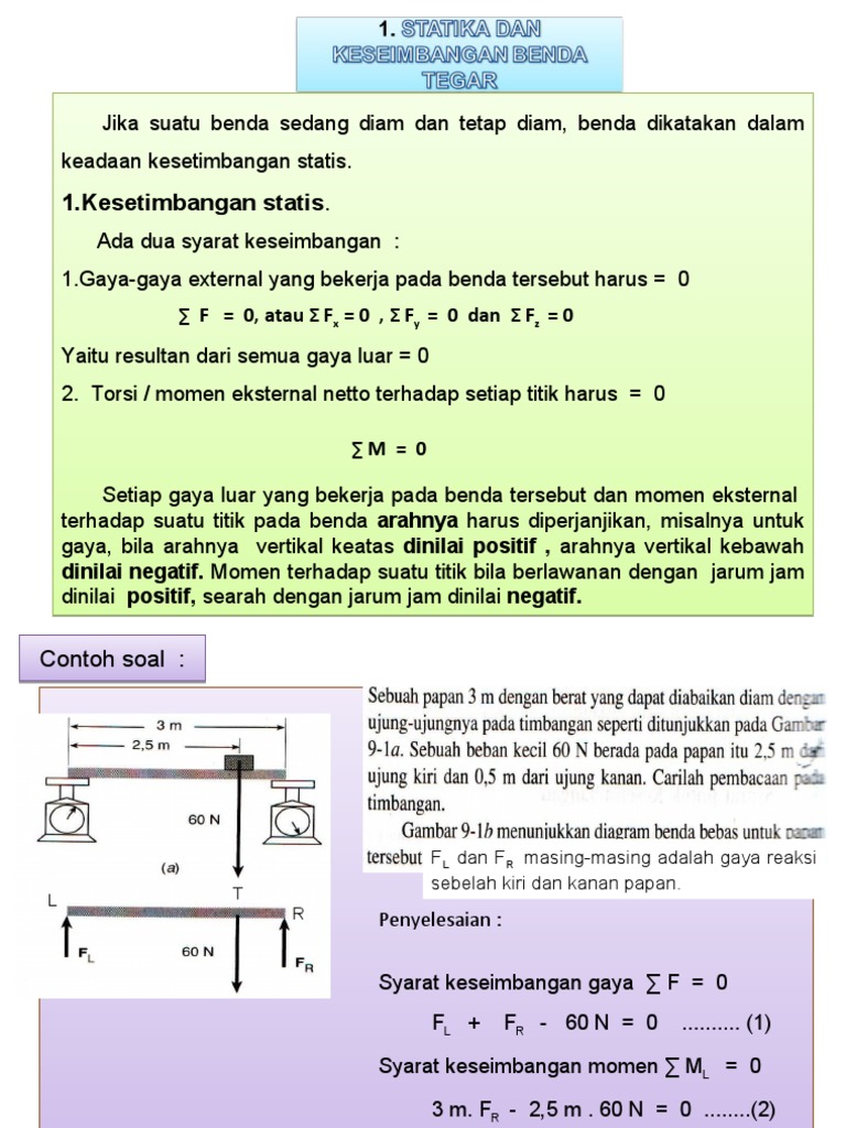 Fisika Statika | PDF