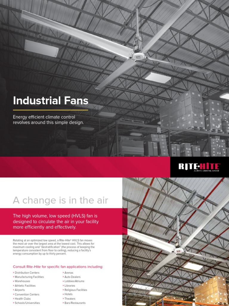 Fans Full Line Brochure PDF | PDF | Manufactured Goods | Building ...