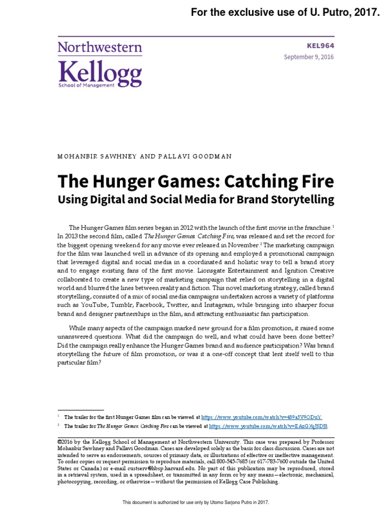 The Hunger Games Cathcing Fire PDF | PDF | Storytelling