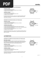 Fossil Watch Instructions ES | PDF | Reloj | Hora