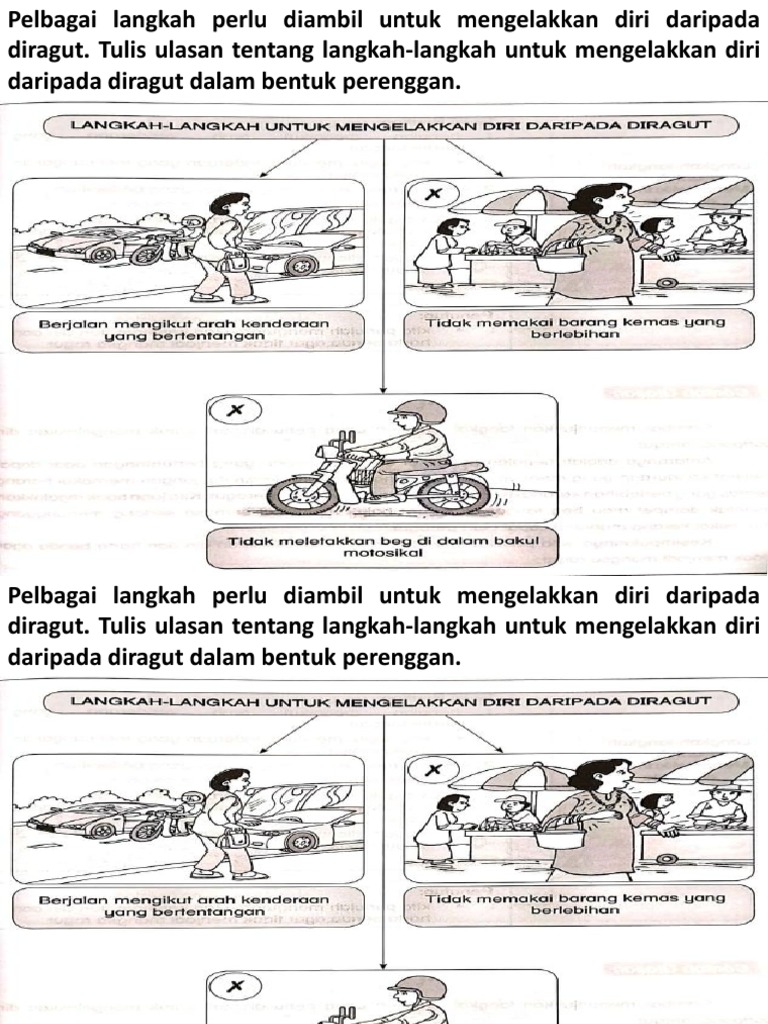 Ulasan 24 Langkah Mengelakkan Kes Ragut | PDF