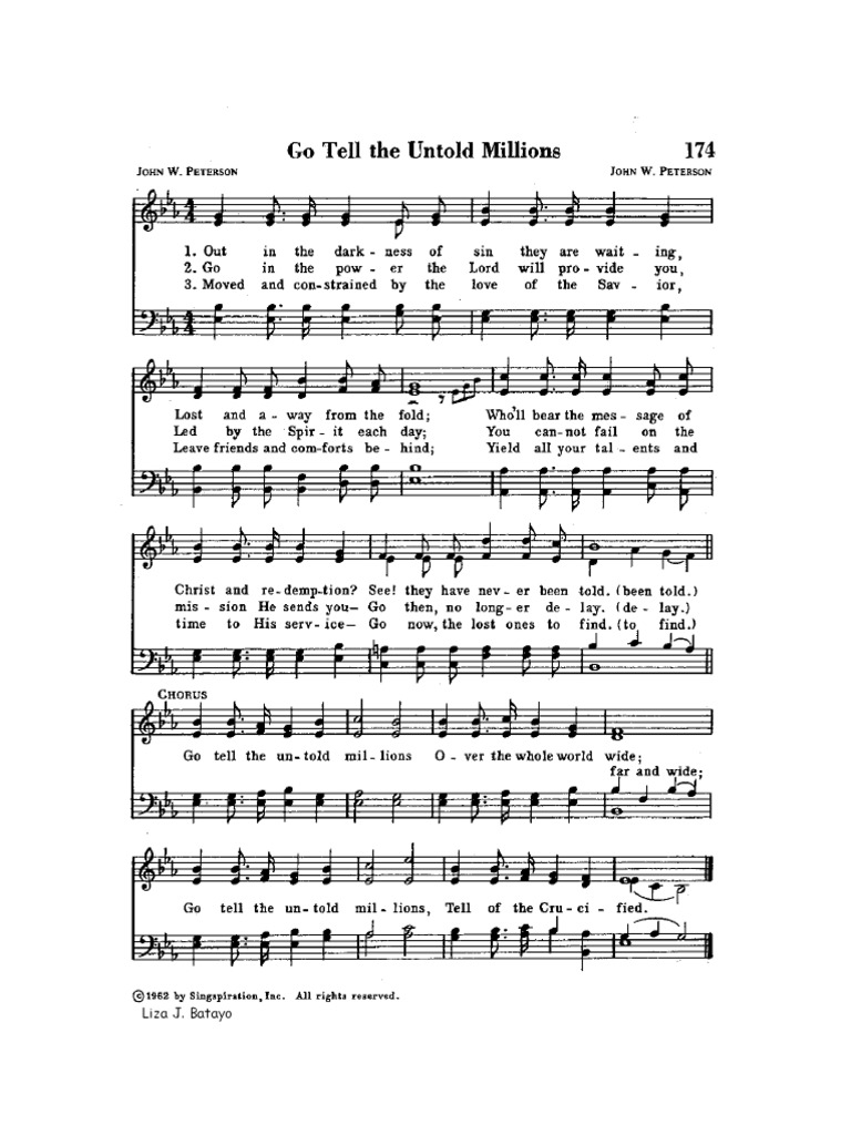 Go Tell The Untold Millions | PDF