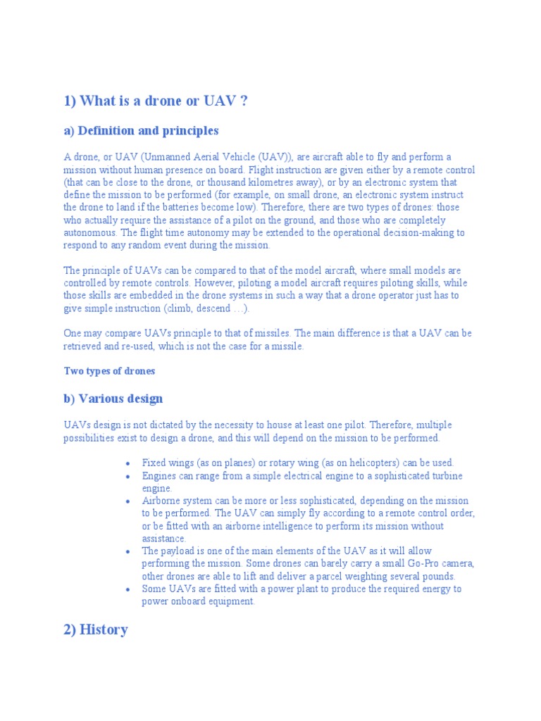 UAV | PDF | Unmanned Aerial Vehicle | Air Traffic Control