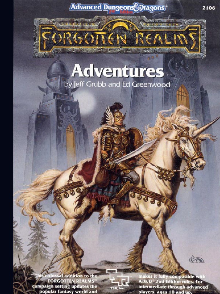 Forgotten Realms Adventures PDF | PDF | Ed Greenwood | Dungeons & Dragons
