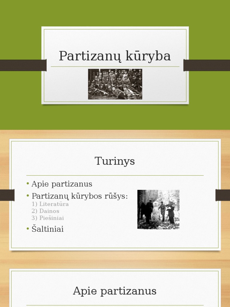 Partizanų kūryba | PDF