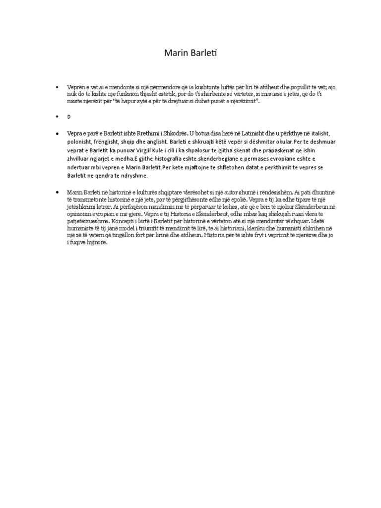 Marin Barleti | PDF