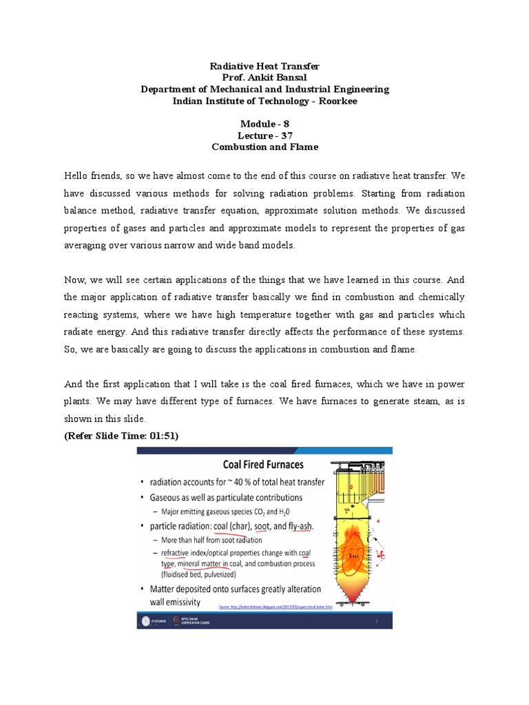 Combustion and Flame PDF | PDF | Heat Transfer | Heat