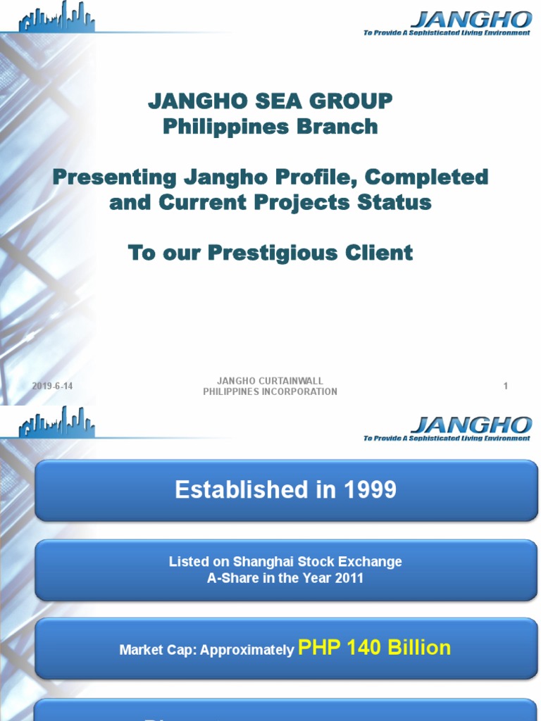 Jangho Philippines Projects Presentation PDF | PDF | Design | Real ...