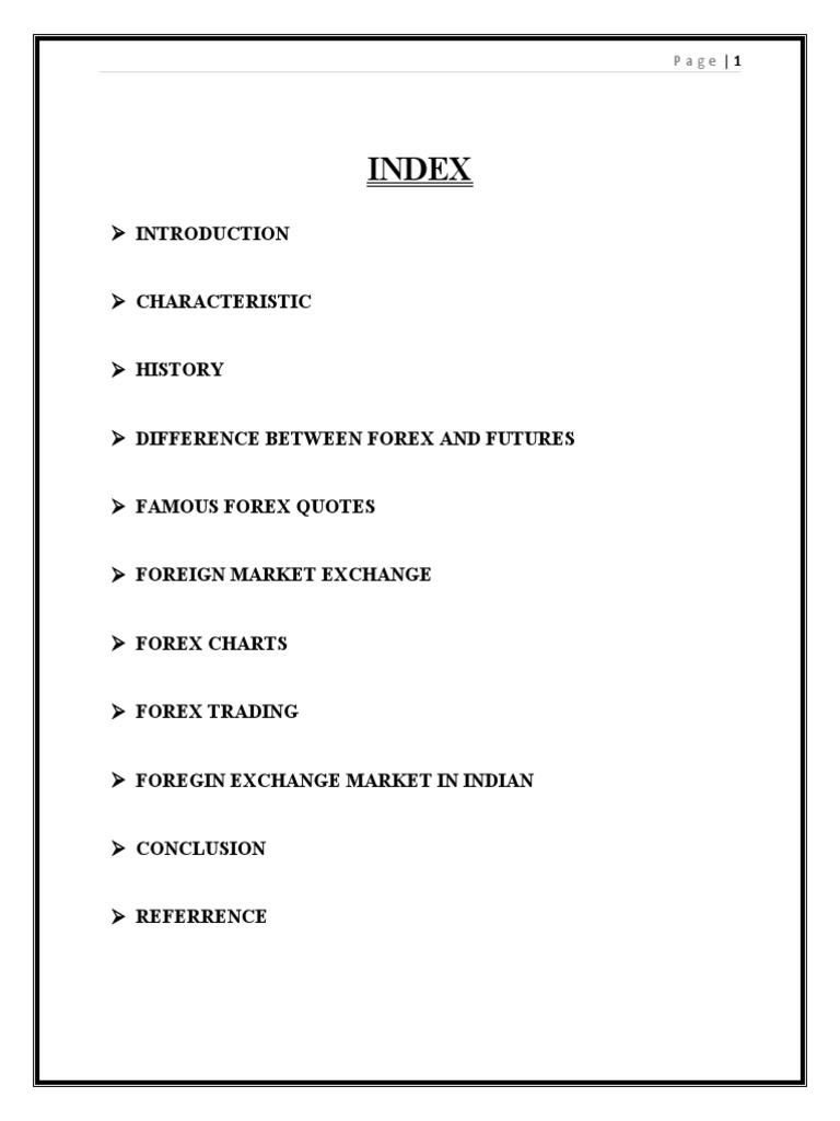 Economic Project Praveen Patil 1 | PDF | Foreign Exchange Market ...