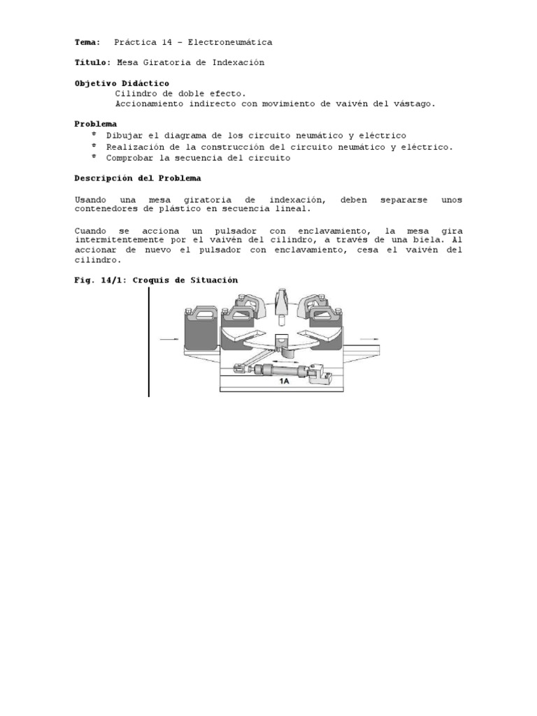 Práctica 14 Electroneumática | PDF