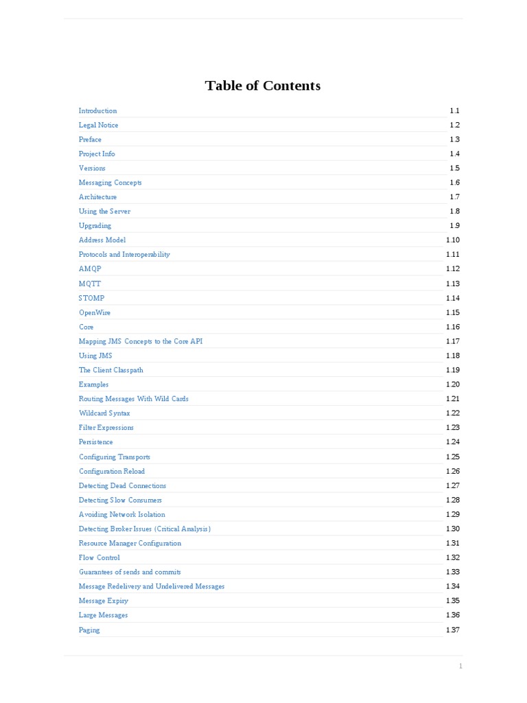 Apache Activemq Artemis Documentation Pdf Pdf Enterprise Java Beans