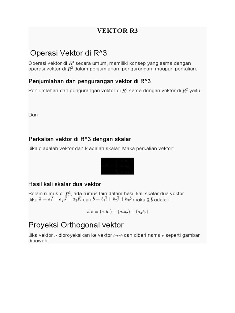 Vektor R3 | PDF