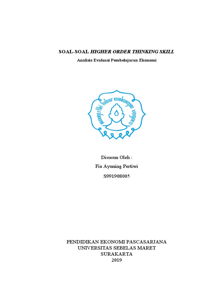 005 - Fia Ayuning Pertiwi - Soal Hots Dan Kartu Soal | PDF