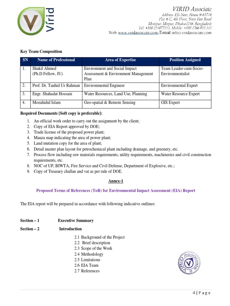 EIA Quotation For 788Ltd | PDF