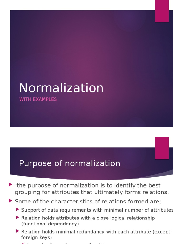 Chapter 7 Normalization | PDF | Databases | Data Management