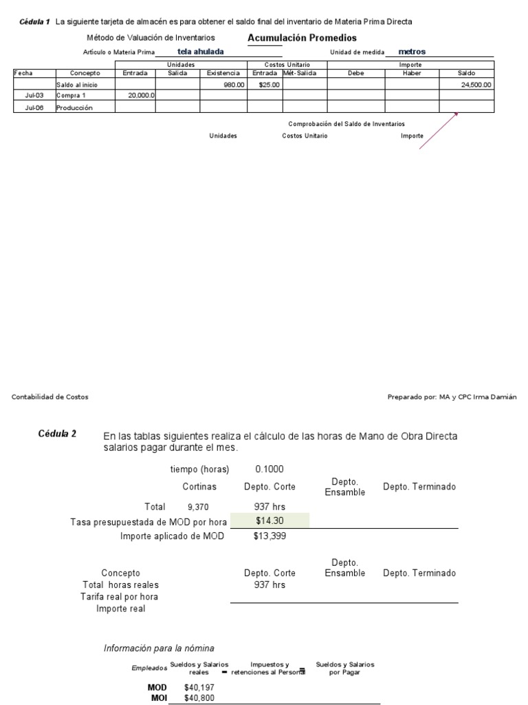 Contabilidad de Costos y Asignación de Recursos | PDF | Tecnología