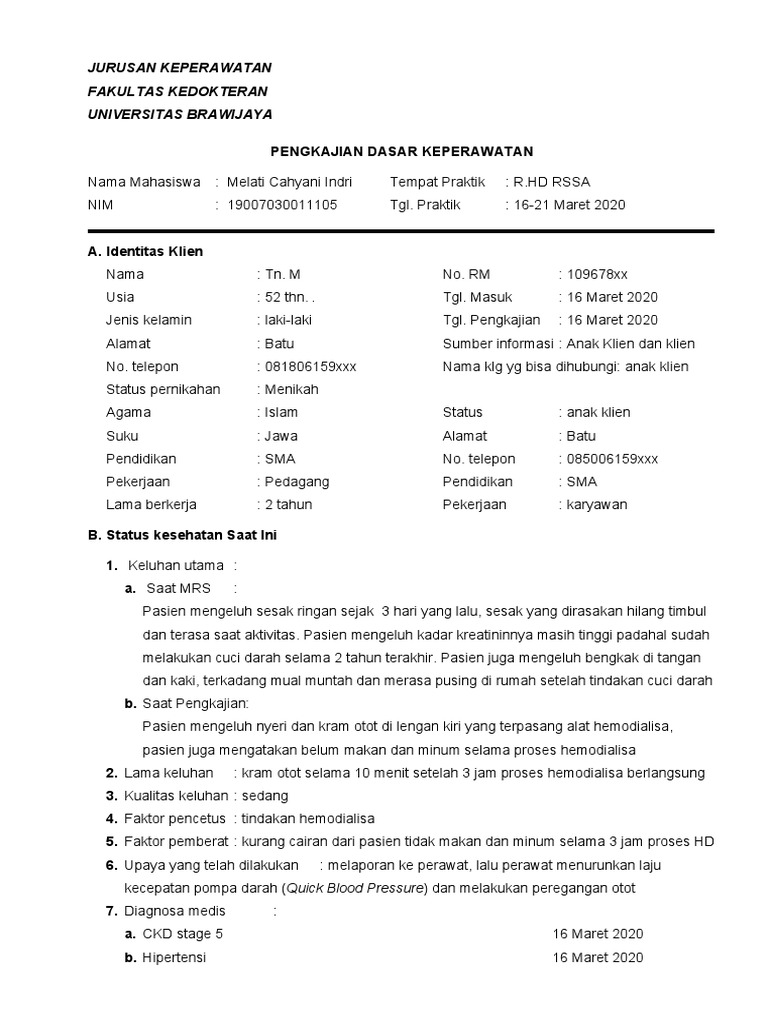 ASKEP HD Kram Otot | PDF