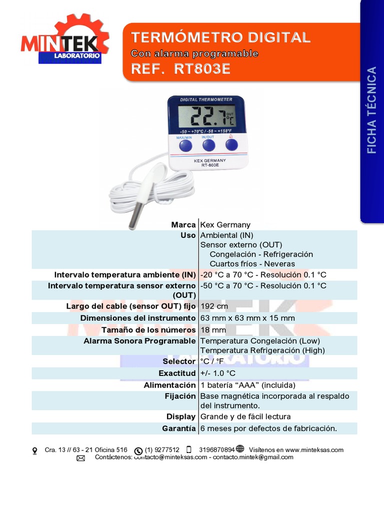 Ficha T Cnica - REF. RT803E PDF | PDF