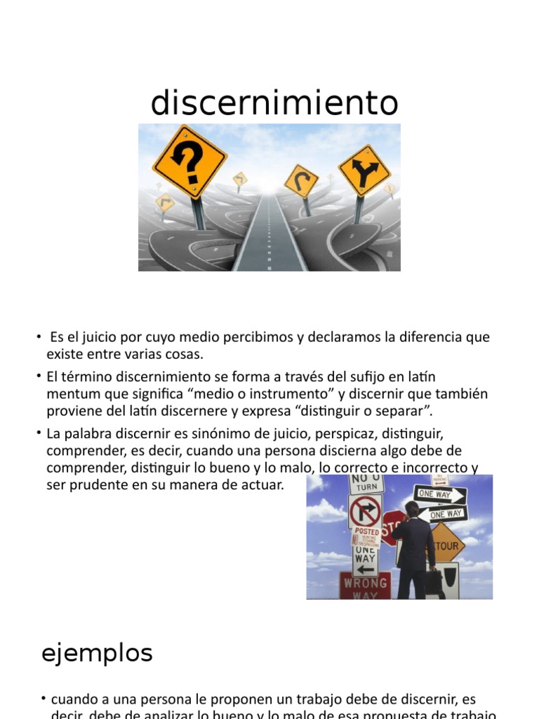 Discernimiento | PDF