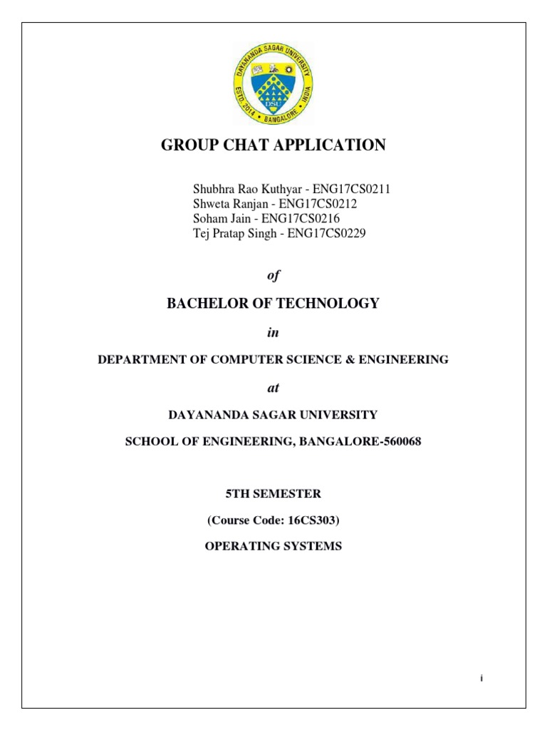 Java Group Chat Application Design | PDF | Port (Computer Networking ...