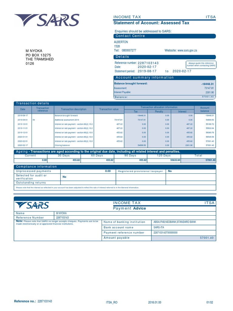 SARS | PDF | Payments | Banks