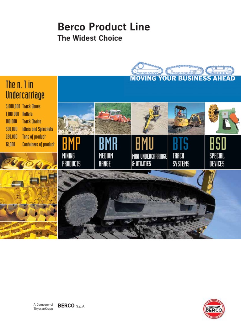 Berco BROCHURE PDF | Download Free PDF | Manufactured Goods ...