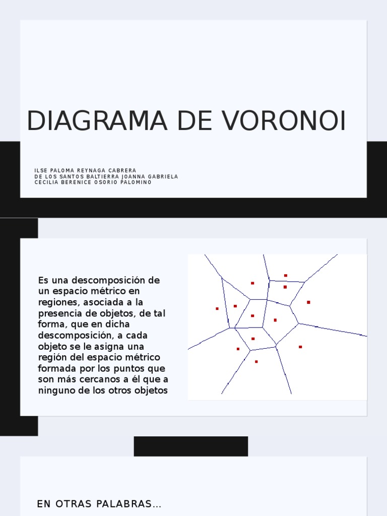 Diagrama de Voronoi | PDF