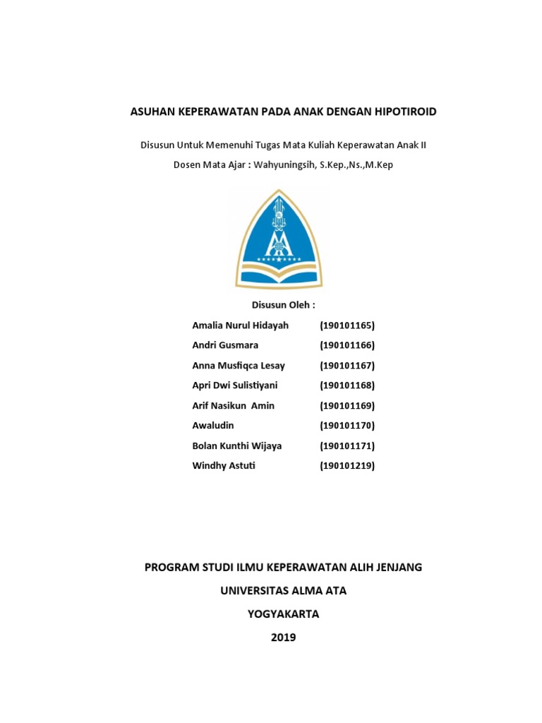 Asuhan Keperawatan Anak Hipotiroid | PDF