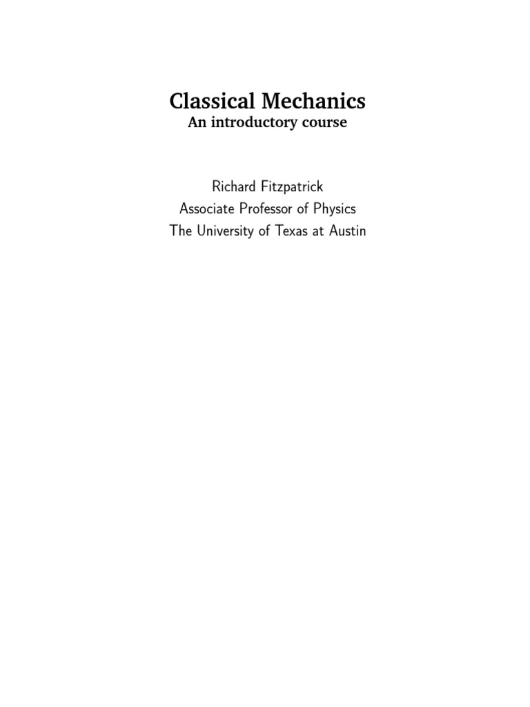 Intro to Classical Mechanics | PDF | Acceleration | Significant Figures