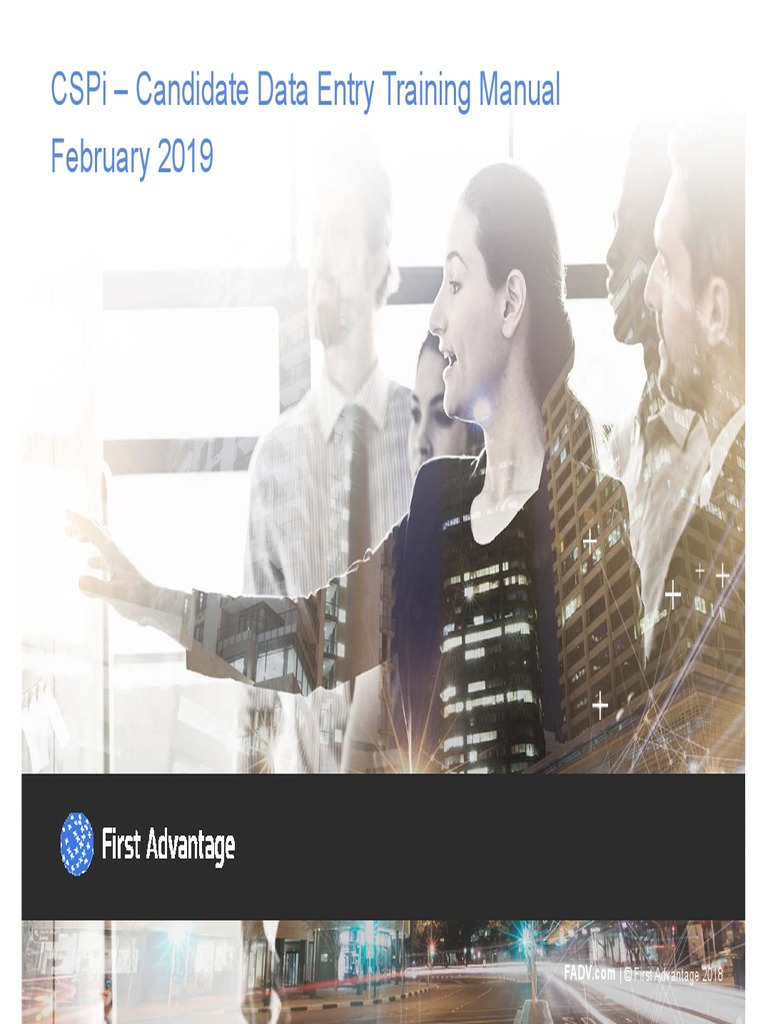 CSPi Training Manual | PDF | Login | Password