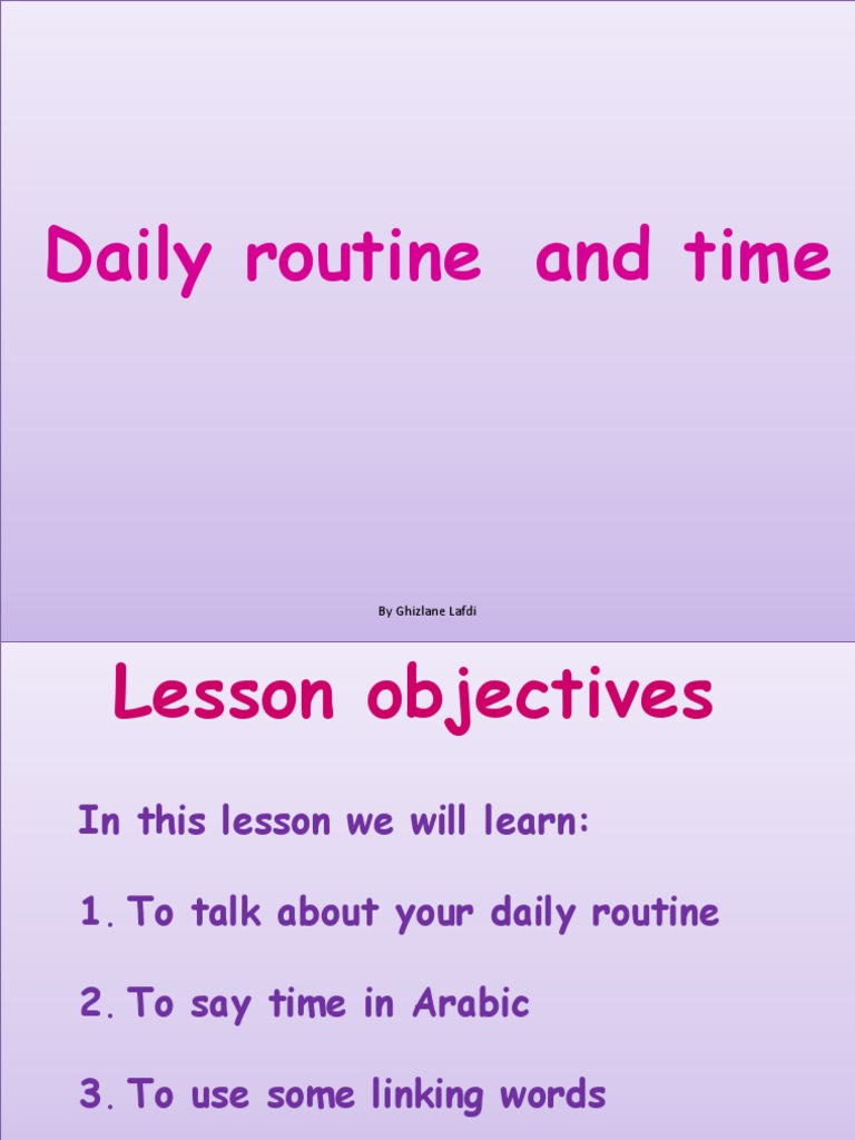 Daily Routine and Time PDF | PDF | Meal | Eating Behaviors Of Humans