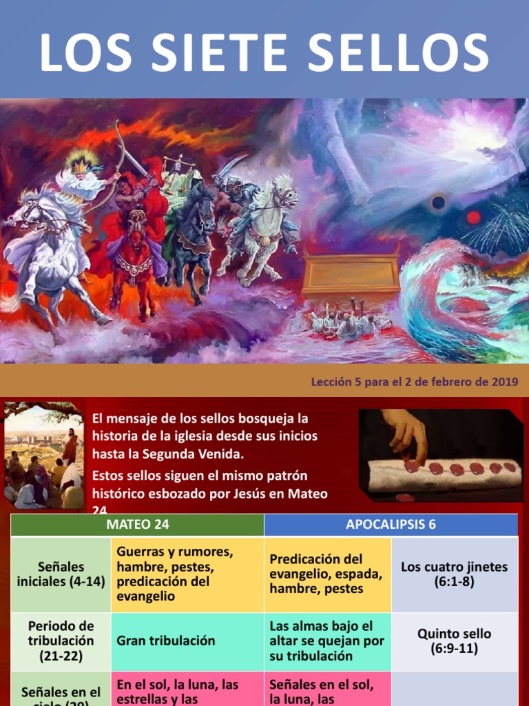 Los 7 Sellos de Apocalipsis | PDF | Libro de revelación | Textos Religiosos