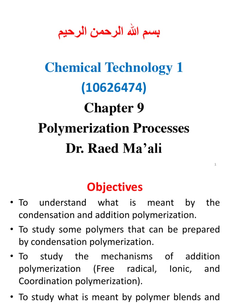 Polymerization Processes 9 PDF | PDF | Polymerization | Polymers