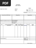 Laundry Bill Format 01 | PDF