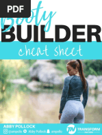 BBG Pre-Training Week 1 Routine | PDF | Physical Exercise | Recreation