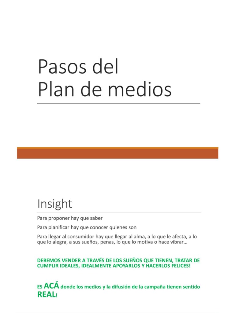 Pasos de Plan de Medios Flowchart | PDF