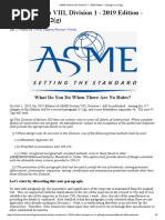 ASME Section VIII-1 - Summary of Changes in 2025 Edition | PDF | Welding | Construction