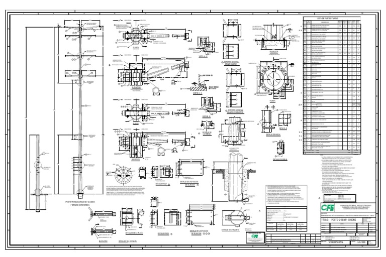CFE 1219DME Poste troncoconico