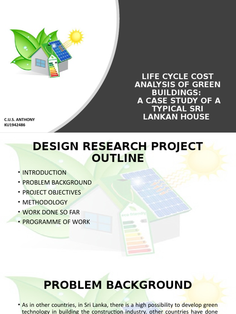 Oral Presentation | PDF | Green Building | Life Cycle Assessment