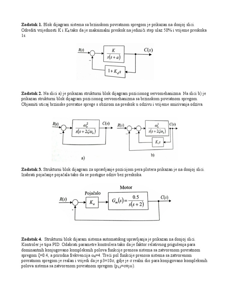Zadaci Za Vjezbu PDF | PDF