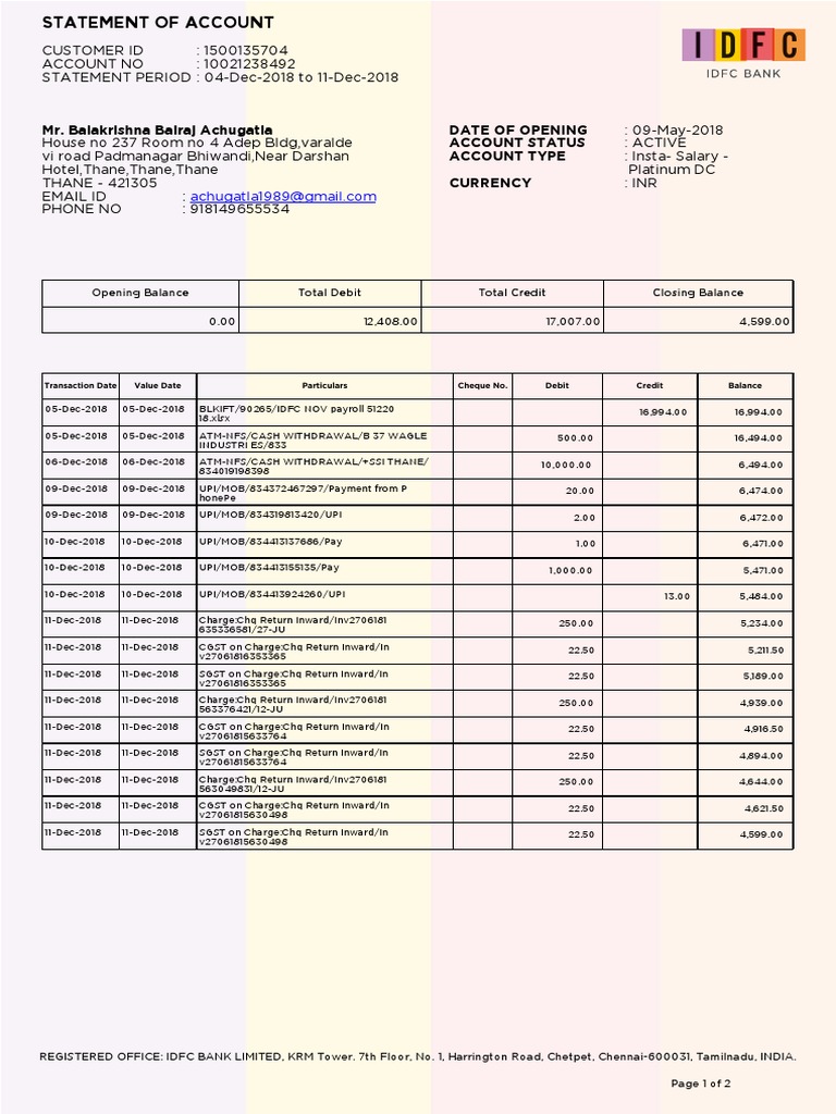 Wa0011 PDF | PDF | Overdraft | Debit Card