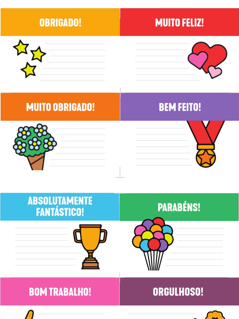 Kudo Cards PT Letter PDF | PDF