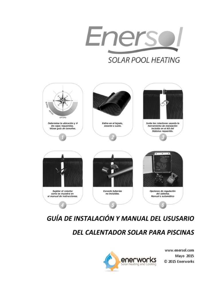 Enersol Installation Manual Spanish PDF | PDF | Piscina | Caldera